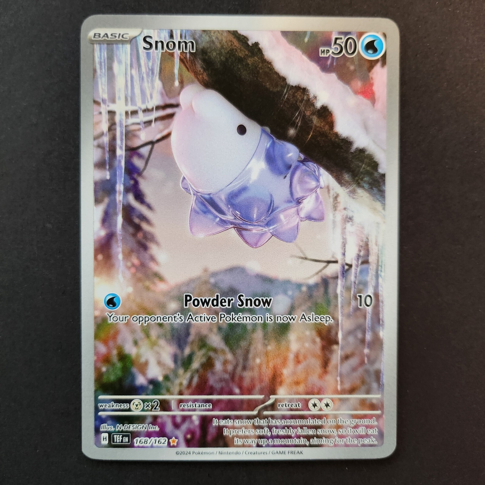 Snom 168/162 - Temporal Forces - Illustration Rare Pokemon TCG - NM | eBay