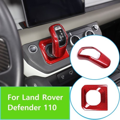 Real Carbon Fiber Gear Shift Panel Cover Fit for Land Rover Defender ...