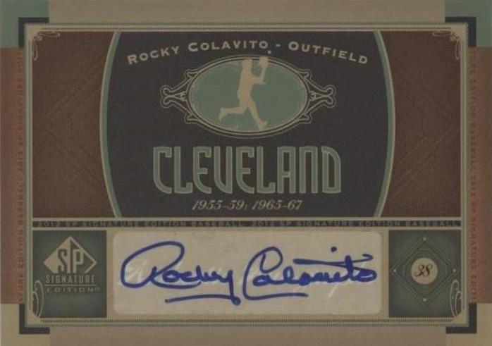 2012 SP Signature Edition - Rocky Colavito #CLV 3 (AU) for sale online ...