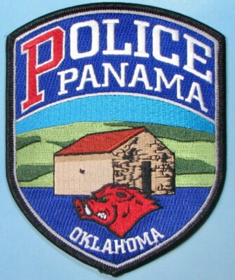 Panama, OK Police Dept Patch 4"X5". PP46. | eBay