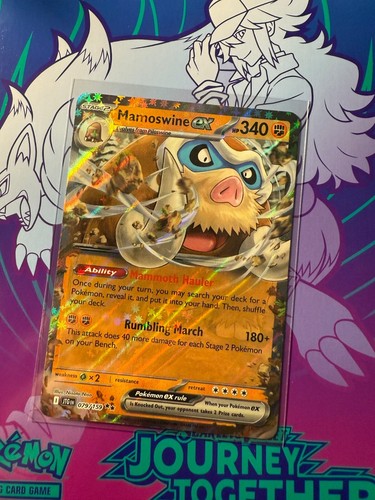 Pokemon TCG Journey Together JTG 079/159 Mamoswine EX | eBay UK
