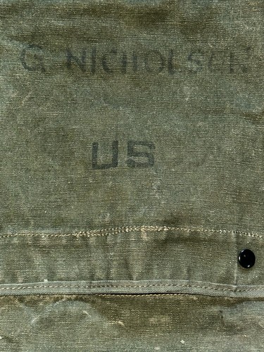 Vintage U.S. ARMY Map Dispatch Field Bag Case Olive Green | eBay