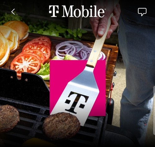 T-Mobile Stainless Steel Wood Handle Grill Spatula With Bottle Opener ...