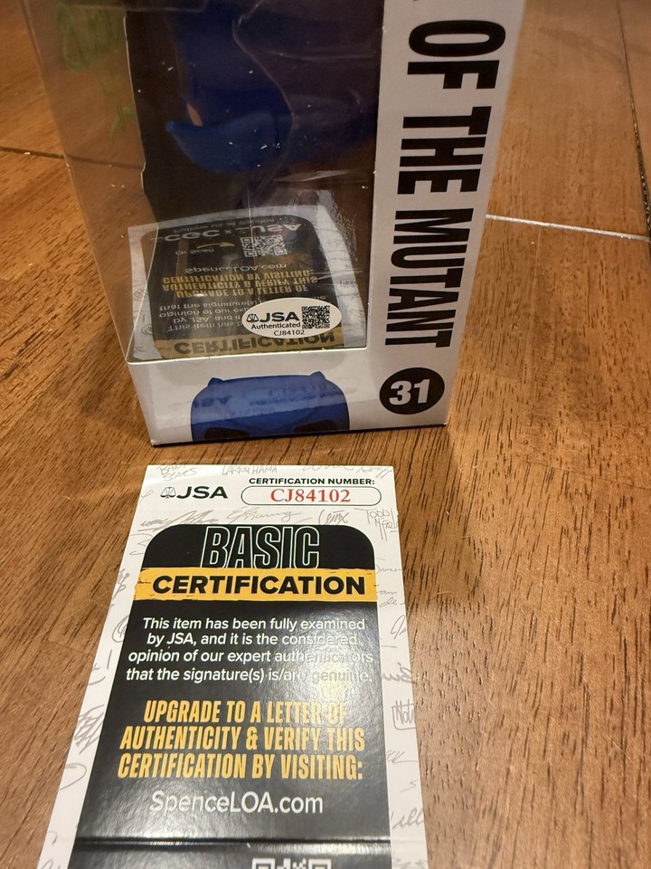 TIM JACOBUS SIGNED ATTACK OF THE MUTANT POP FUNKO GOOSEBUMPS JSA COA ...