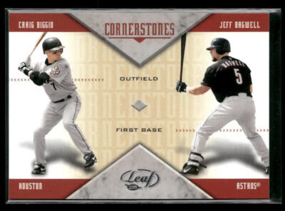 2005 Leaf #C8 Craig Biggio / Jeff Bagwell Cornerstones | eBay