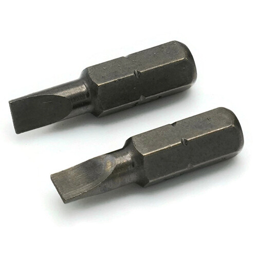 Slotted Insert Bits Flat Head Screwdriver Bits - Pick Size & QTY | eBay