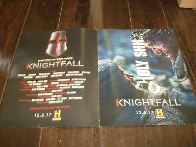 KNIGHTFALL 2017 ad Tom Cullen, Jim Carter "Holy Hell, Holy Shh..." | eBay