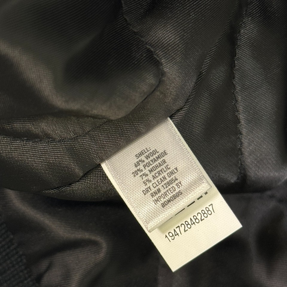 Bonobos Jacket Mens Medium Bomber Coat Herringbone Manteco Italian Wool ...