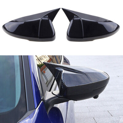 For Honda Accord 2018-2021 Carbon Fiber ox horn Rear view mirror cover ...
