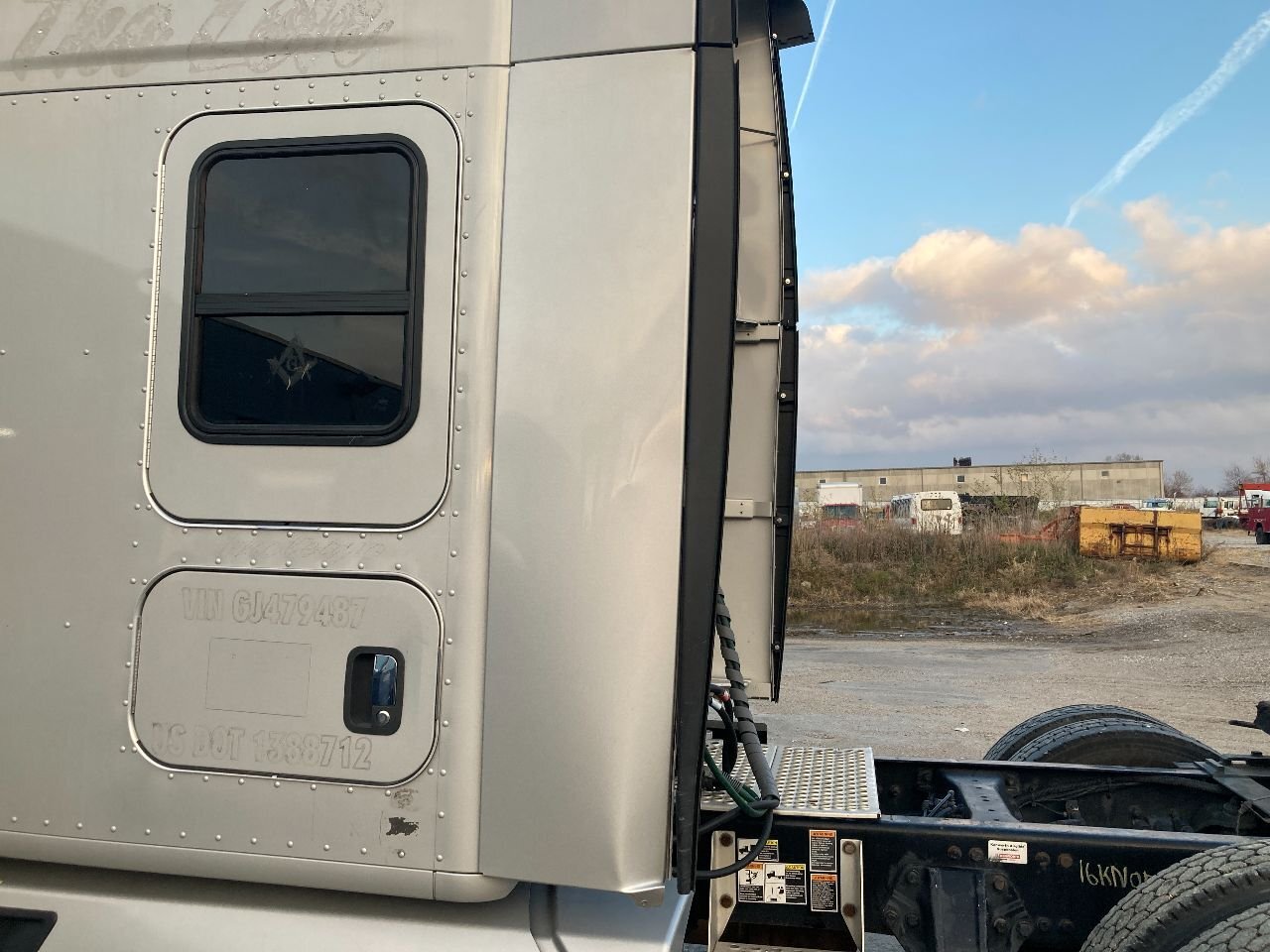 2012-2025 Kenworth T680 GREY Left/Driver LOWER Side Fairing/Cab ...