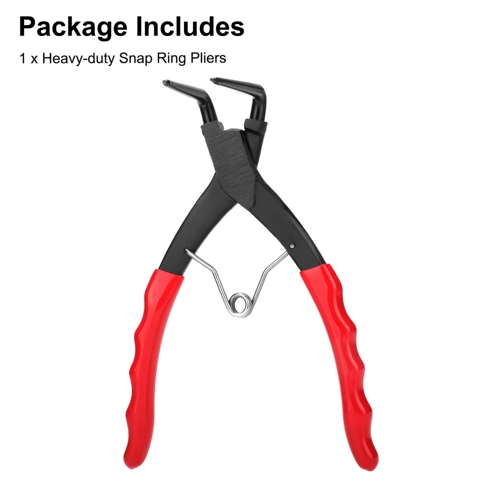 90 Degree Internal Master Cylinder Snap Ring Pliers Heavy Duty Long ...