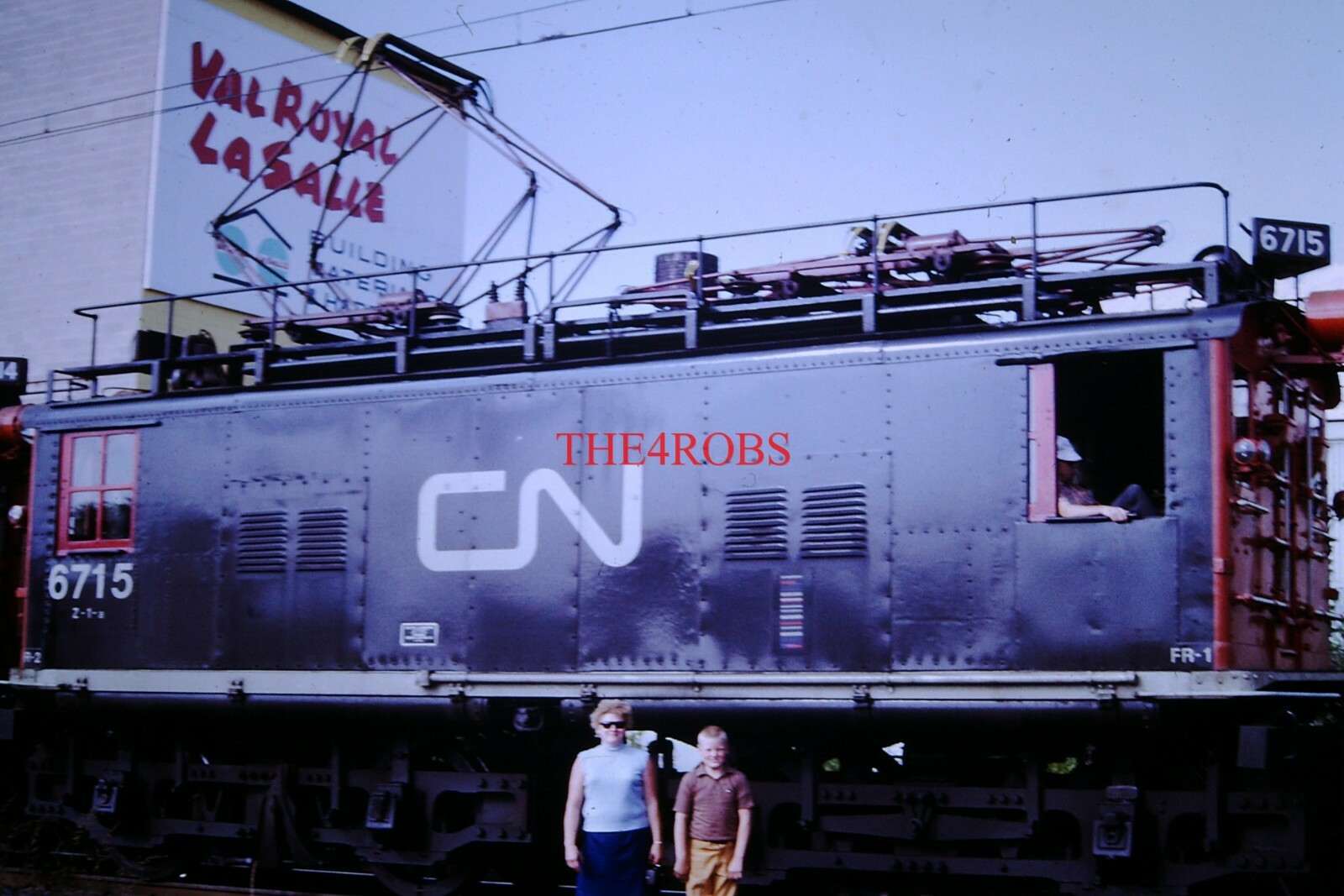 Original 1971 Canadian National Box Cab Locomotive Near Carterville ...