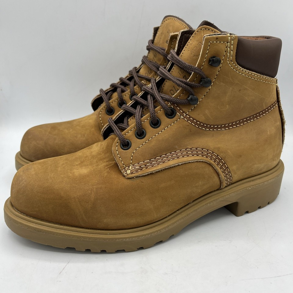 Red Wing Sz 8 1221 Traction Tread Light 6” Men's Work Boots Safety Toe ...
