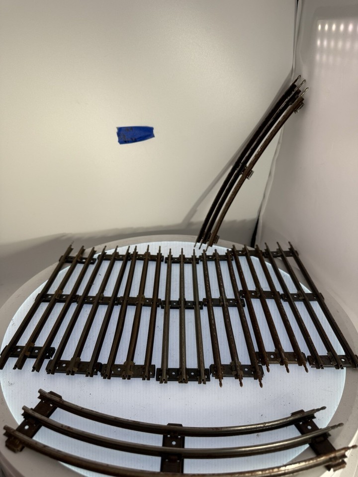 Lot Of 111 Vintage O Gauge Train Tracks And Switchbacks Straight, Curve ...