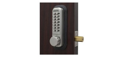 Lockey Mechanical Keyless Combination Deadbolt Lock Key Override Satin ...