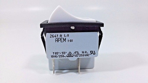 1 Pcs APEM Switch Toggle ON/OFF Rocker Circuit 16A 250V AC T85*/55* 10 ...