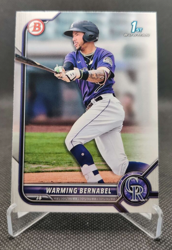 2022 Bowman Prospects #BP-46 Warming Bernabel Colorado Rockies baseball ...
