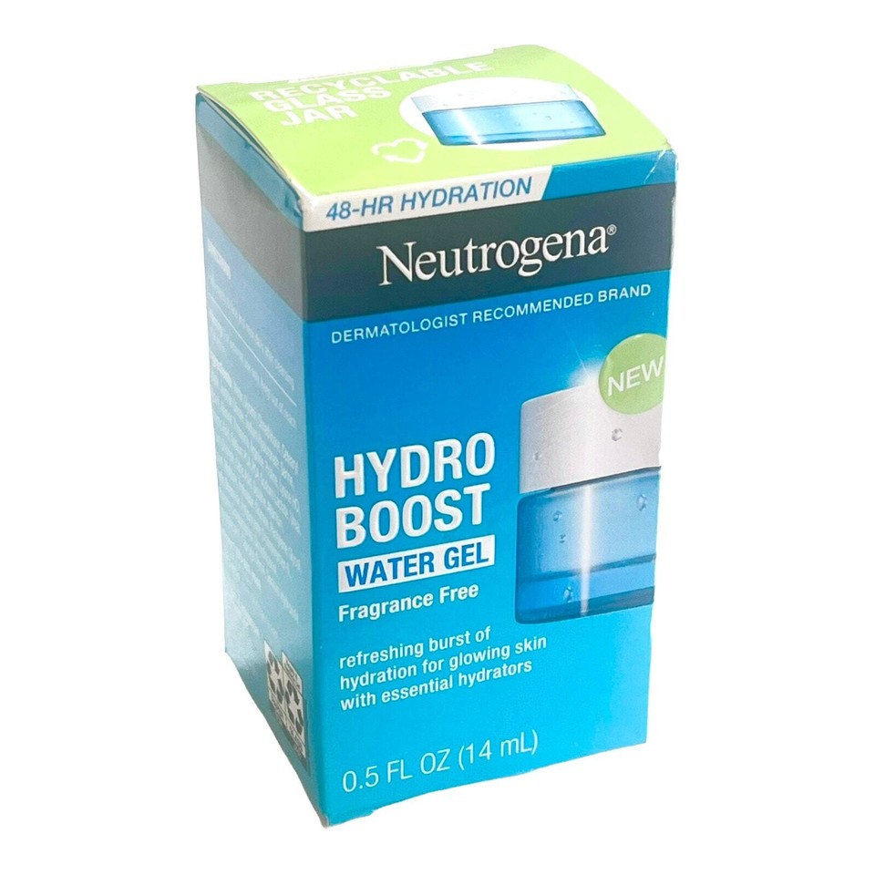 Neutrogena Hydro Boost MOISTURIZER Water Gel Fragrance Free Hyaluronic ...