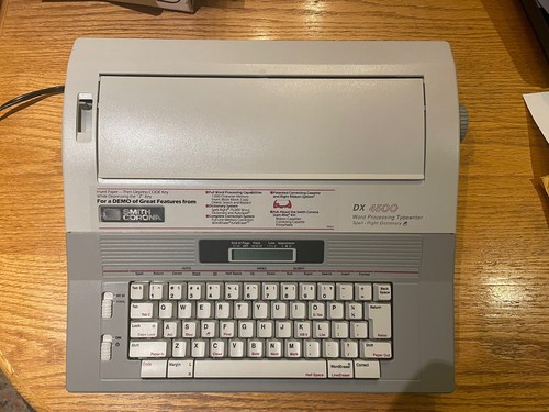 Smith Corona DX 4500 Electric Typewriter Spell Right Dictionary Word ...
