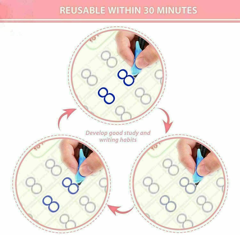 Magic Handwriting Copybook Set Reused Groove Practice Calligraphy Books ...