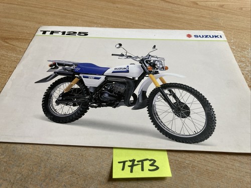 moto Suzuki TF125 125 TF prospectus catalogue publicité brochure ...