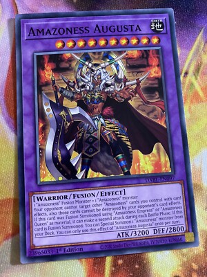 Yu-Gi-Oh! TCG Amazoness Augusta Darkwing Blast DABL-EN097 1st Edition ...