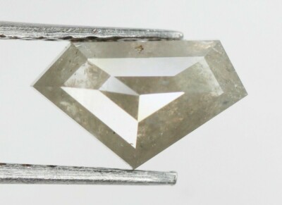0.62 Ct Natural Loose Diamond, Pentagon Cut Diamond, Grey Diamond ...
