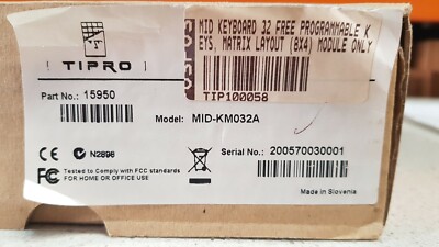 Genuine TIPRO MID KM032A Range Programmable Keyboard Module Brand New ...