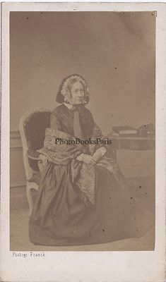 Frank Fotografia Primitivo Parigi Second Empire Francia CDV Vintage Ca ...