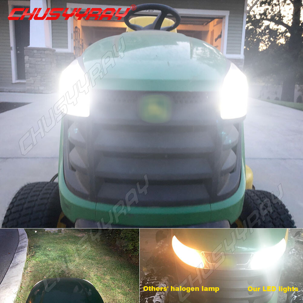 2 Bright LED light bulbs for Deere X728 JD Gator AXE16948 R136239 A ...