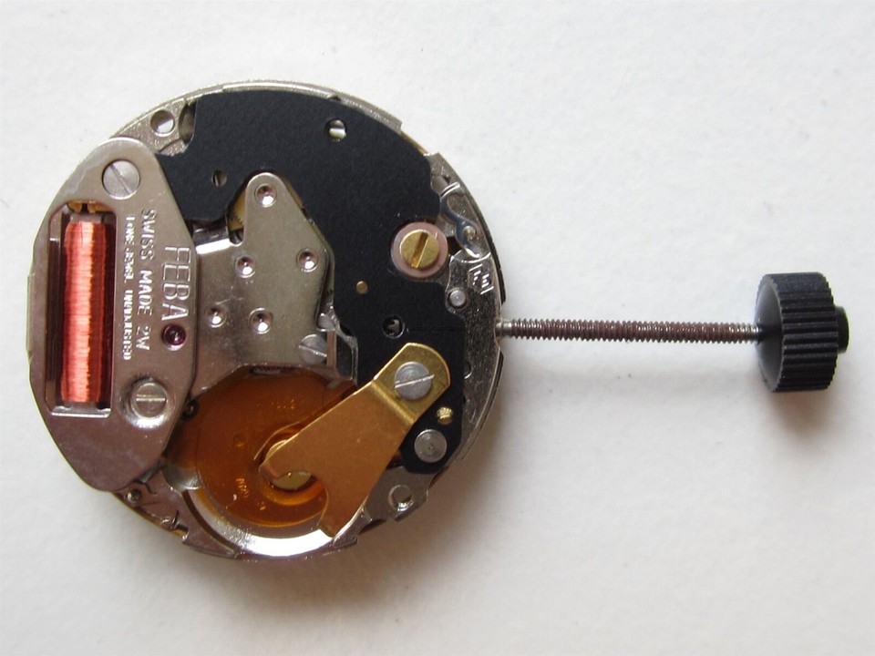 FE 8¾"' cal. 7020 N.O.S. Swiss moonphase watch movement ~ sub second at ...
