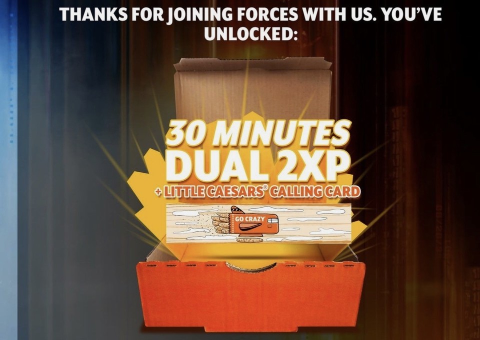 COD BLACK OPS 7 LITTLE CAESARS CODE BO7 PROMOTION WORKS WORLDWIDE 🌍 UK ...