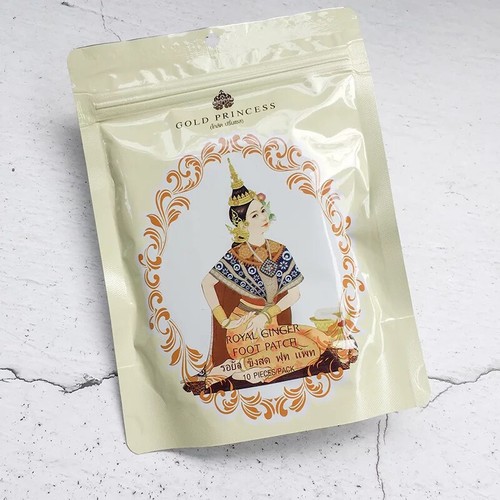 Gold Princess Royal Ginger Detoxification Foot Patch Foot Care ...
