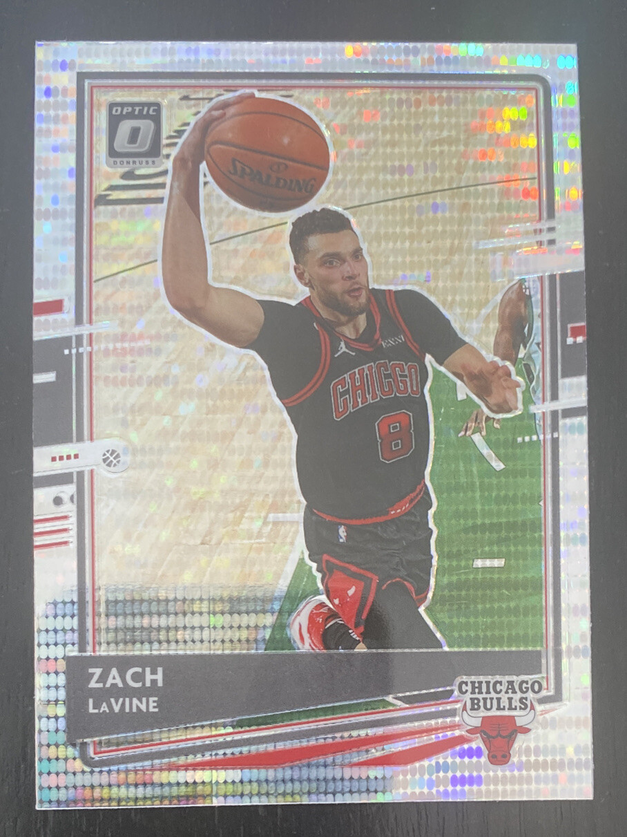 2020/21 Donruss Optic ZACH LaVINE Silver Pulsar Prizm Refractor Card ...