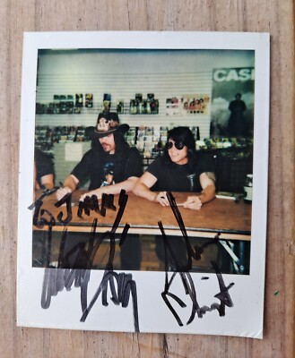 Glenn DANZIG & JOHN Christ Signed Polaroid Picture | eBay