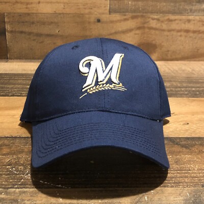 Milwaukee Brewers Hat Snapback Cap YOUTH Kids Blue Gold MLB Baseball ...
