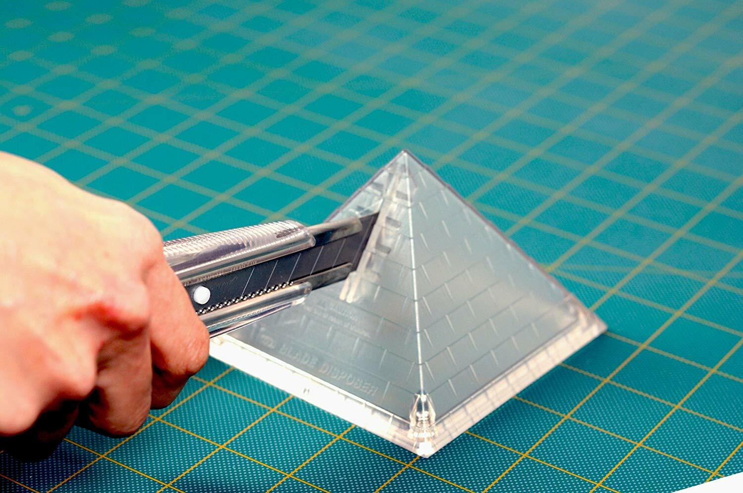 NT Cutter Pyramid Shaped Blade Disposal Case with Blade Snapper ICD ...