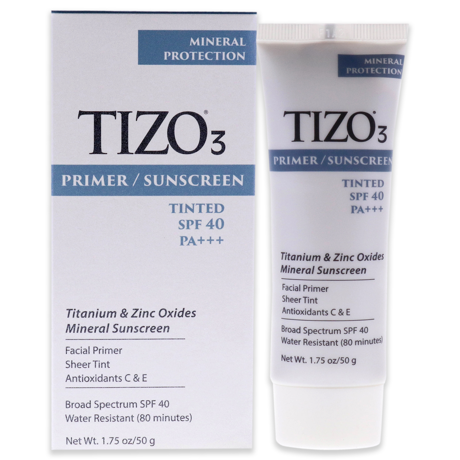 Tizo3 Facial Mineral Sunscreen SPF 40 by Tizo for Unisex - 1.75 oz ...