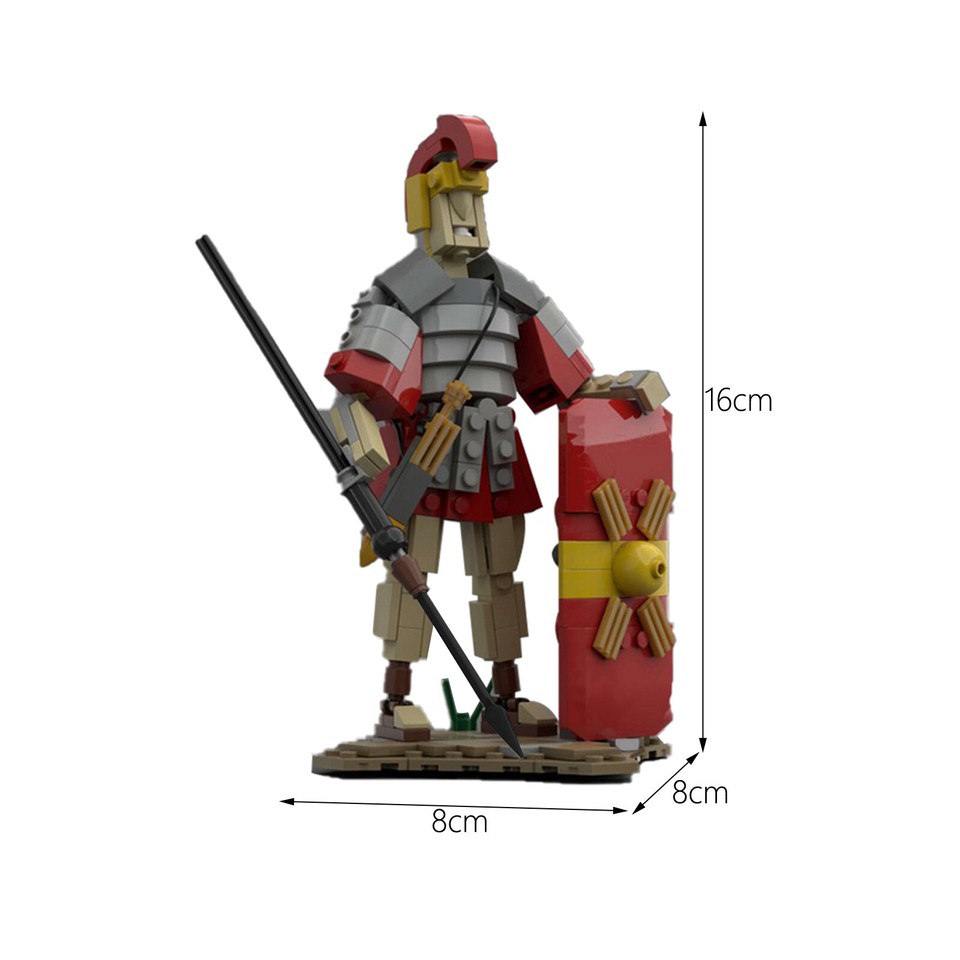 Roman Legionary Soldier Model Building Toys Sets & Packs 213 Pieces MOC ...