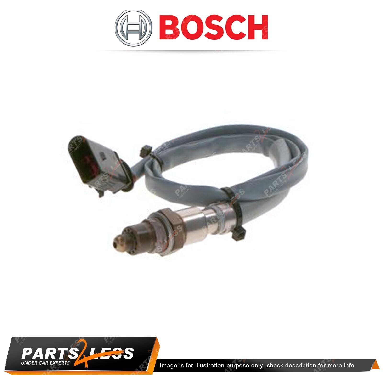 Bosch O2 Oxygen Lambda Sensor - Length 810mm Post Catalytic Converter ...