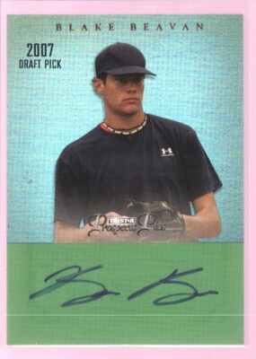 BLAKE BEAVAN 2007 TRISTAR AUTOGRAPH AUTO ROOKIE RC MINT USA /50 $12 | eBay