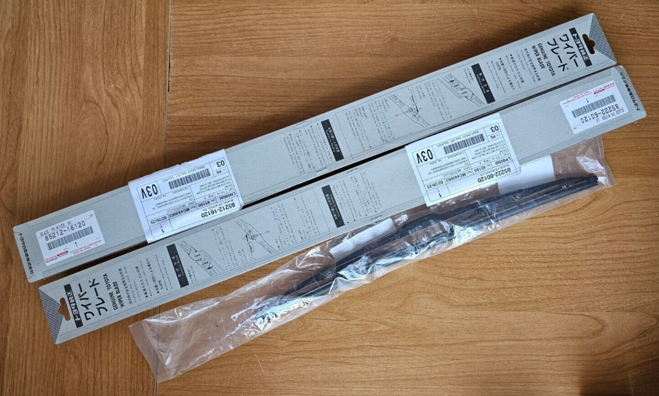 85222-60120 85212-16120 85212-60031 OEM TOYOTA FJ80 WIPER BLADE SET OF ...