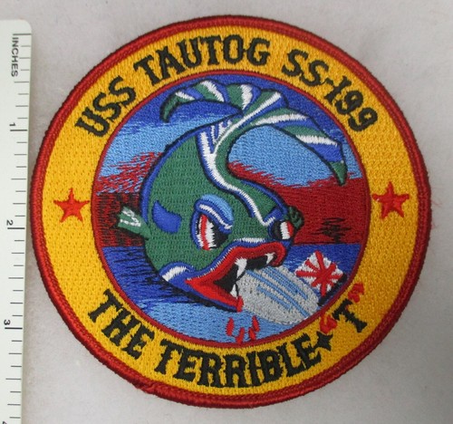 US NAVY SS-199 USS TAUTOG SUBMARINE PATCH Made for Veterans After WW2 ...