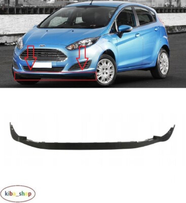 FOR FORD FIESTA MK7 2013 - 2017 NEW FRONT BUMPER LOWER CENTRE LIP ...
