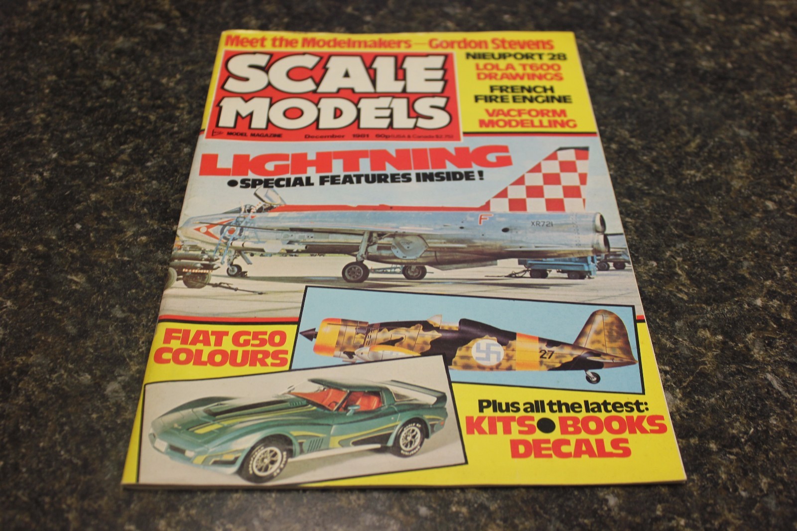 SCALE MODELS MAGAZINE DECEMBER 1981 (OAK9677-1 [BOX O] DDD #795) | eBay