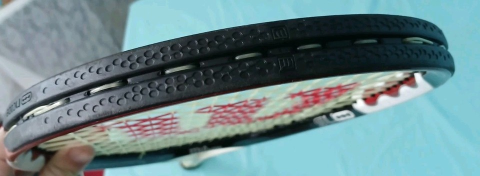 Wilson NCODE N5 Oversize Red White Tennis Racket Racquet 4 1/4" Grip W ...