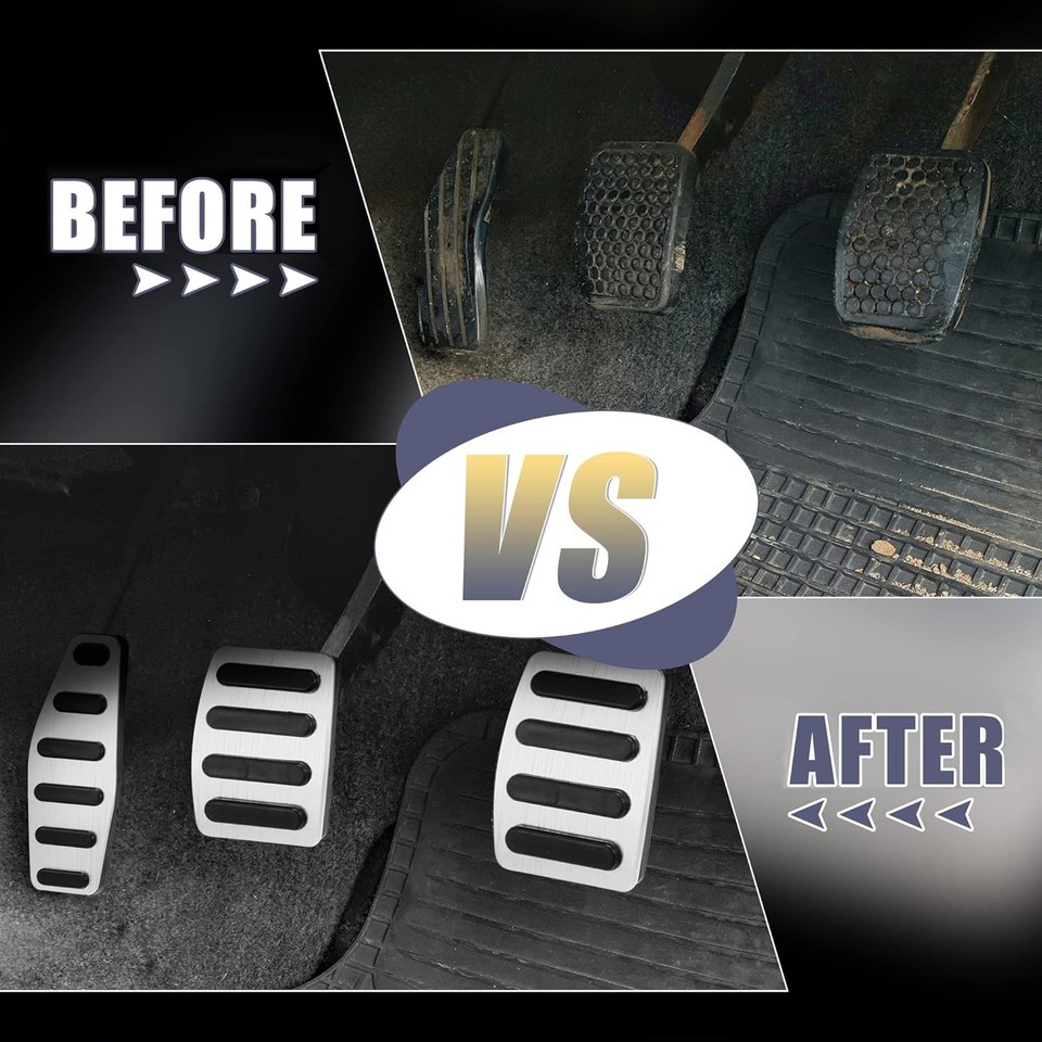 Manual Clutch Brake Steel Gas Brake Pedal Pad Cover for Suzuki Jimny 19 ...