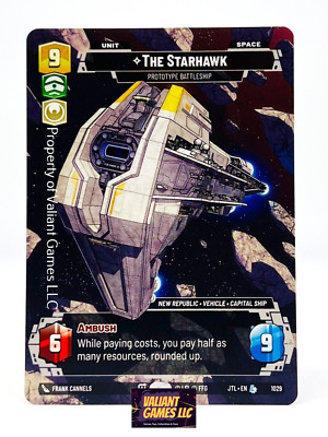 Star Wars Unlimited The Starhawk #1029 Prestige Jump to Lightspeed | eBay