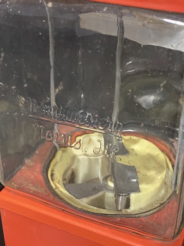 Northwestern Model 60 Quarter Peanut Machine Candy Machine Glass Globe ...