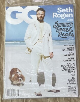 GQ Magazine June/July 2019 Seth Rogen New Sealed Issue Summer Beach ...